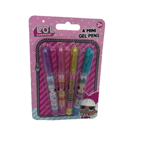 LOL Surprise Mini Gel Pens multicolor 4-Pack New | eBay