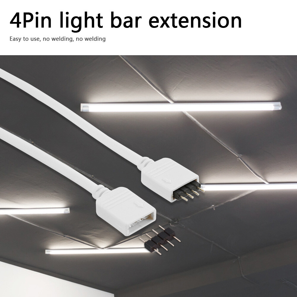 # 4Pin Extension Cable RGB 5050 3528 LED Strip Light Connector Wire (0 ...