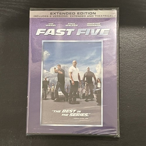 Fast Five Extended Edition - DVD - 2011 VIN DIESEL THE ROCK Brand New ...