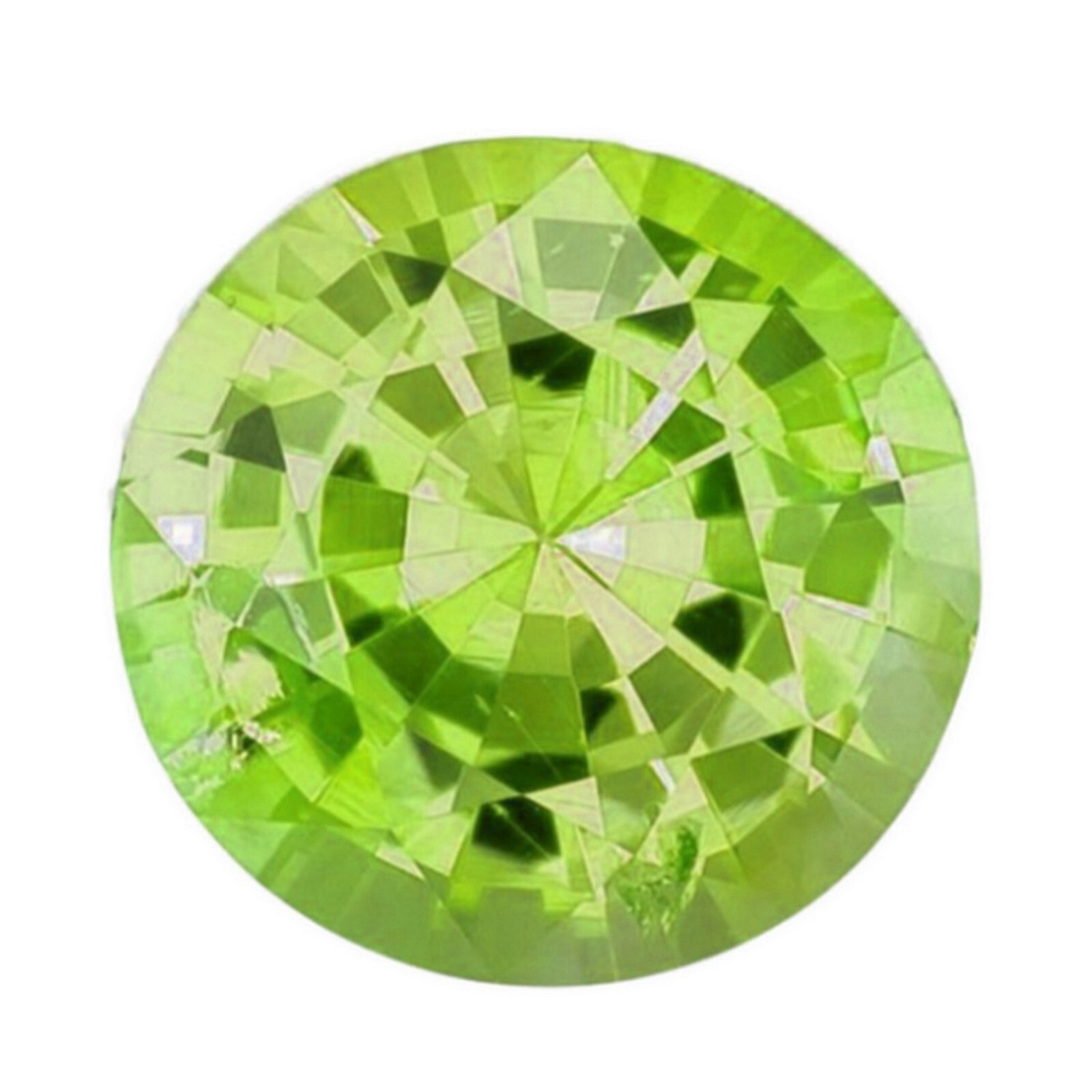 Peridot Round Cut Loose Gemstone 8mm VVS Loose Gemstone 1.81 Cts | eBay