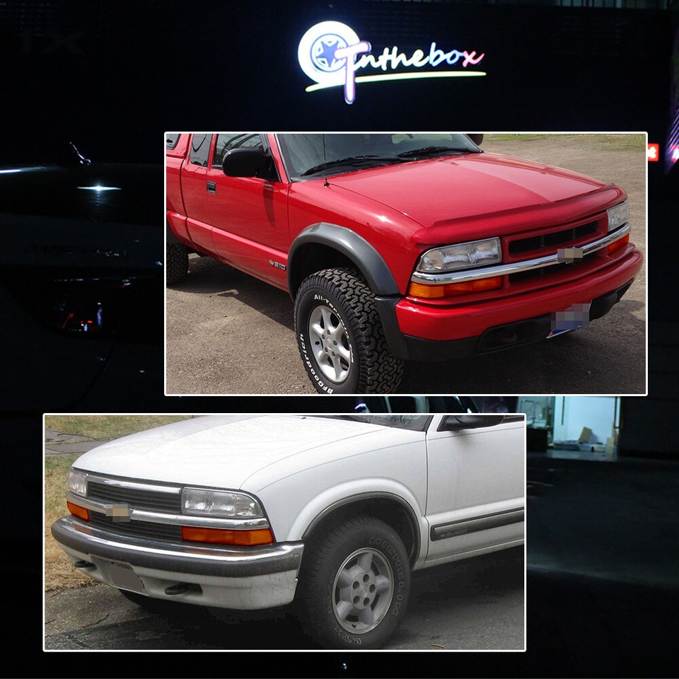 Fit 98-04 Chevy S10 Blazer GMC Sonoma Amber Bumper Lights Signal ...