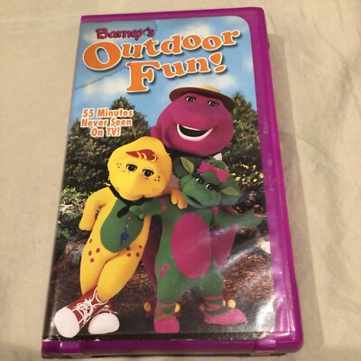 Barney’s Outdoor Fun VHS ~ Not Seen On TV ~ Purple Dinosaur | eBay