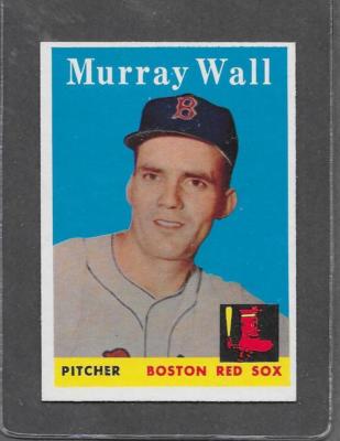 1958 Topps Baseball #410 Murray Wall EX-MT *6355 | eBay
