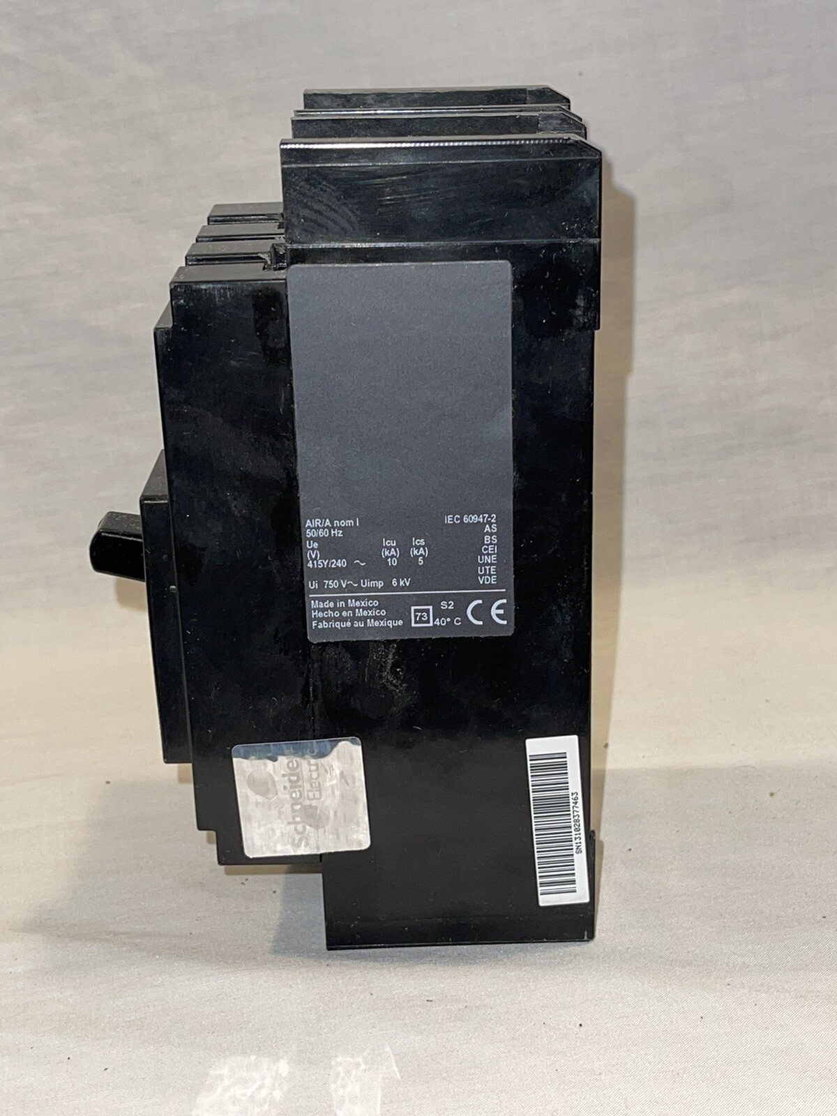 NEW QBL22225 SQUARE D 2 POLE 225AMP 240V 10KA POWERPACT CIRCUIT BREAKER ...