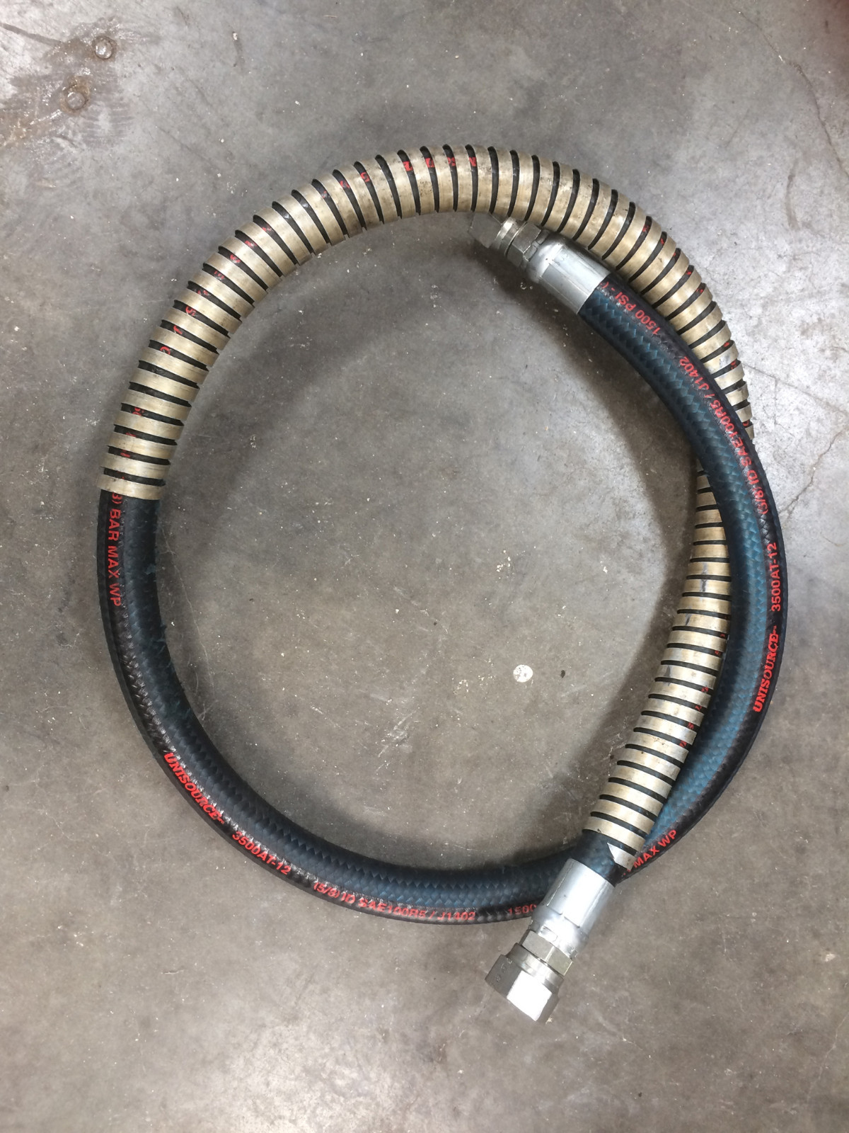 64" long Allison Transmission Cooler Lines Female -12 JIC 1-1/16--12 ...