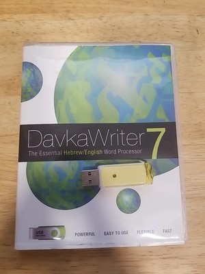 Davka 7 Hebrew Word Processor Book Program USB Windows PC Bible ...