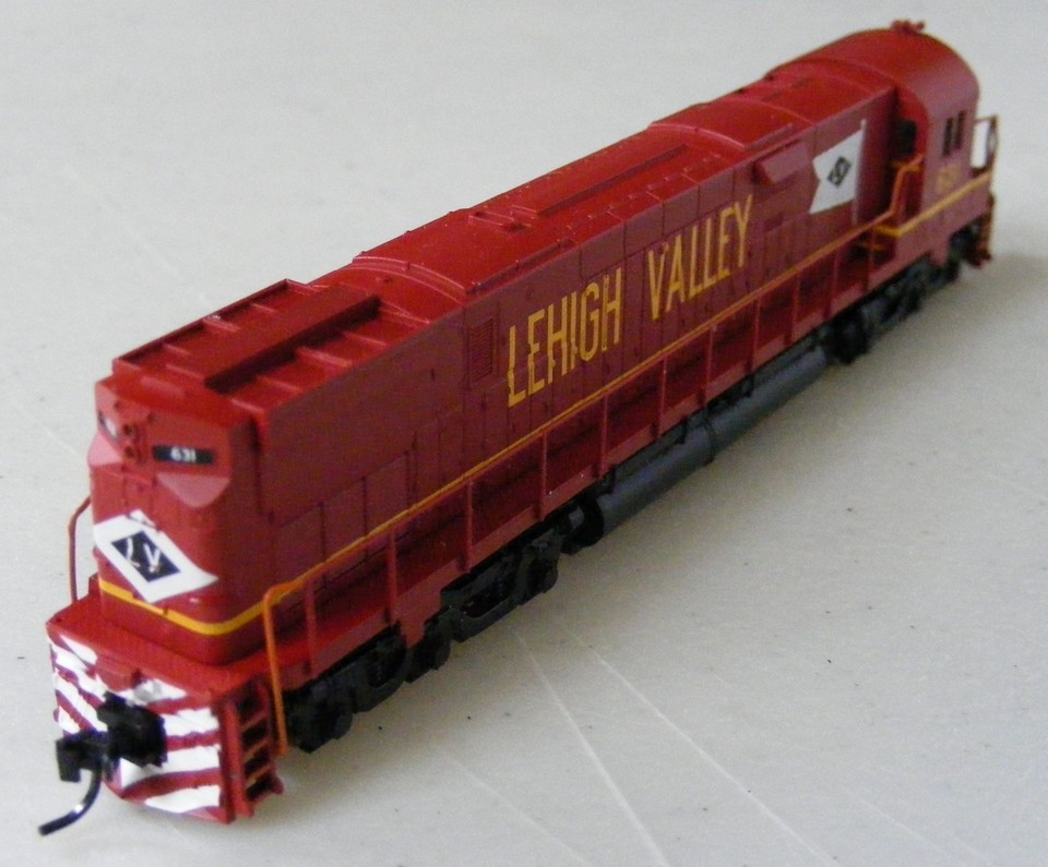Atlas N Scale #54065 Alco C-628 Lehigh Valley (LV) #631 DC Analog ...