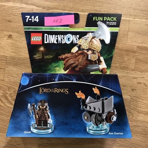 LEGO Dimensions 71220 Lord of the Rings Gimli - Fun Pack. Brand New ...
