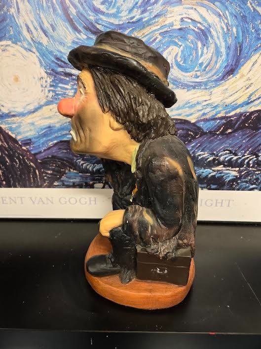 Emmit Kelly JR. Clown ESCO Chalkware Statue Nice! | eBay