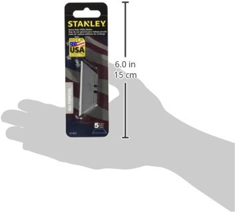 Stanley 11-921 20-Pack 1992 Heavy-Duty Utility Knife Replacement Blades ...