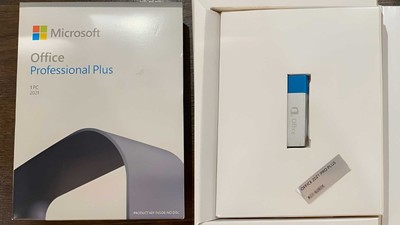 Office 2021 Professional Plus on USB Stick & License - for Windows 10/ ...