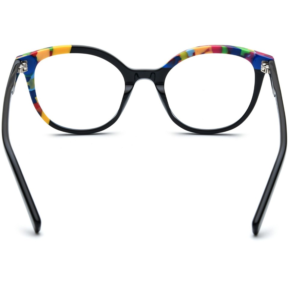 Round Glasses for Women Men Multicolor Acetate Plastic Eyeglasses ...