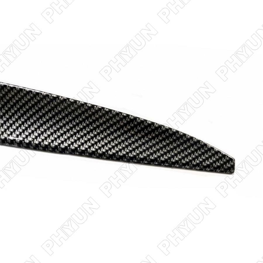Universal Car Rear Wing Sticker Spoiler Roof Hatch Gate Trim Carbon ...