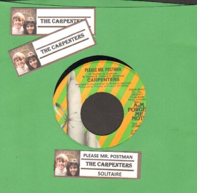 Carpenters - Please Mr. Postman/Solitaire AM 8549 Vinyl 45 rpm Record ...