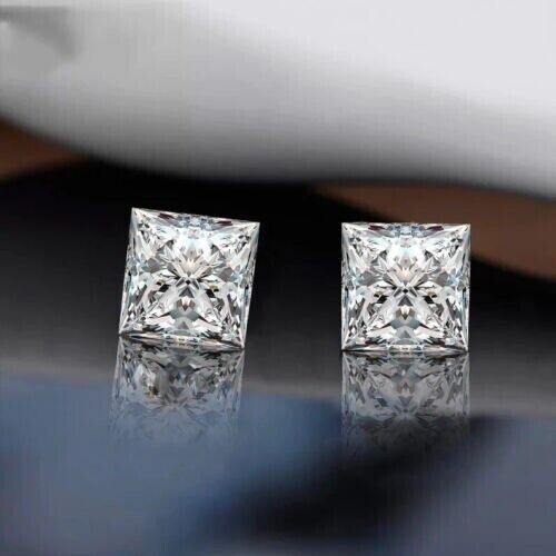 1.14 Ct Natural White Diamond Square Cut VVS1 D Grade GDGL Certified ...