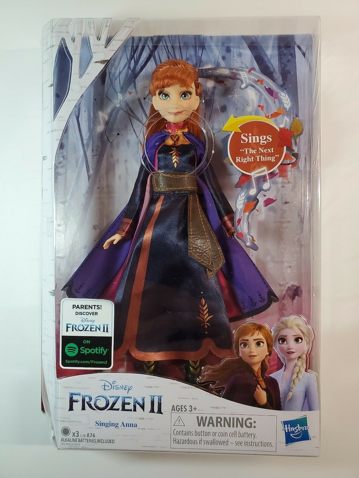 Disney Frozen 2 Signing Anna Doll Hasbro Rare for sale online | eBay