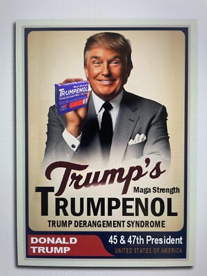 Donald Trump 2024 “Team Trump” Custom ACEO Card Trump Derangement ...