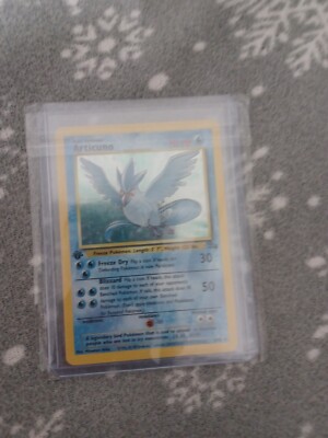 Pokémon TCG Articuno Fossil 2 Holo 1st Edition Holo Rare in good ...
