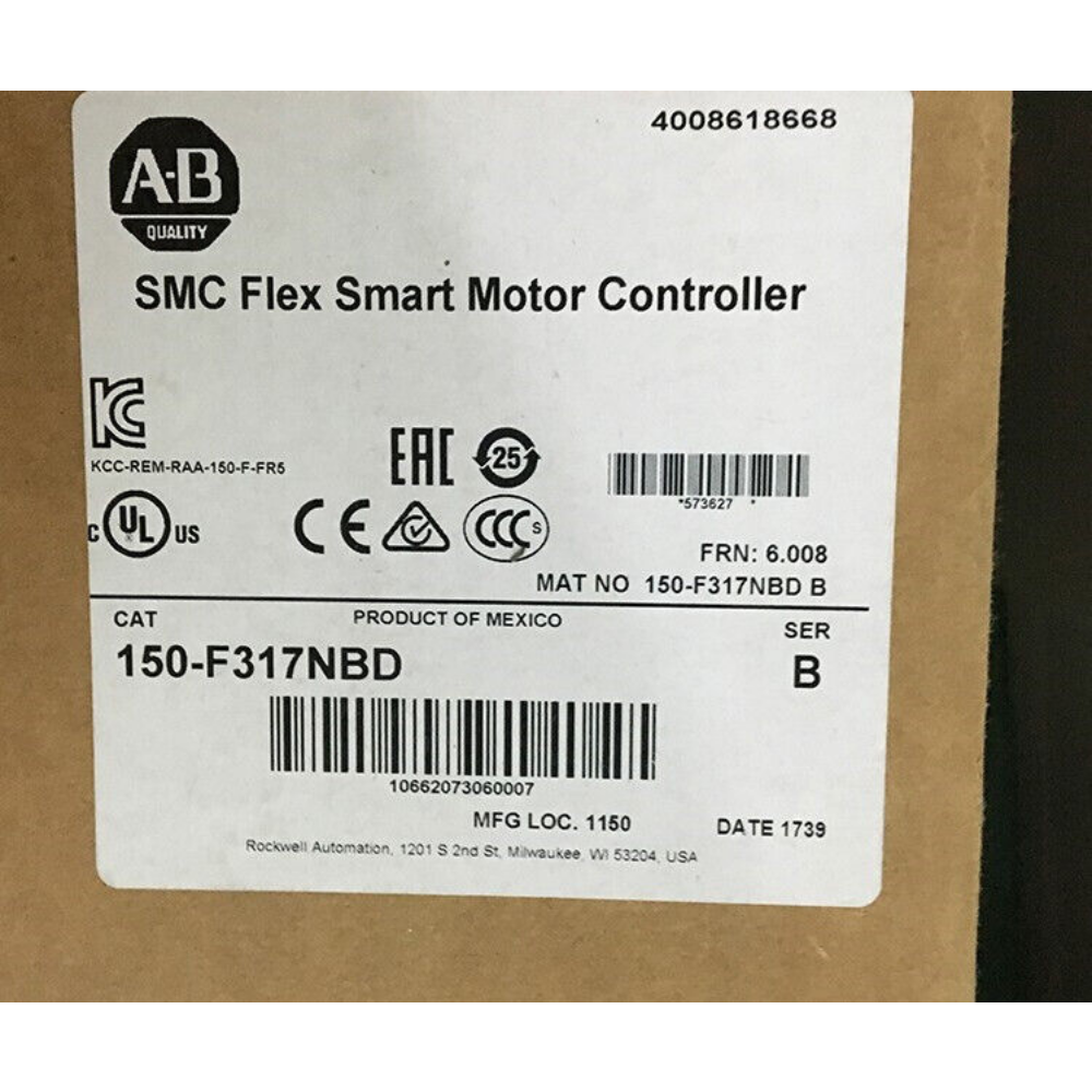 150-F317NBD AB SMC Flex Smart Motor Controller Spot Goods Brand New in ...