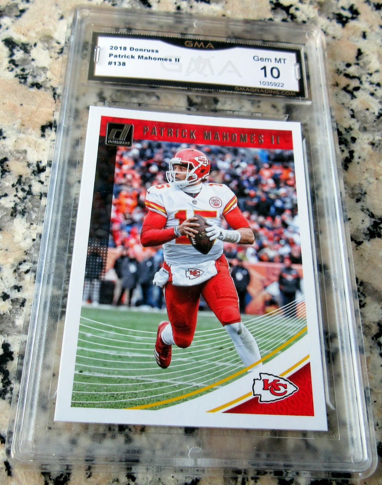 PATRICK MAHOMES II Donruss #1 Draft Pick GEM MINT 10 Chiefs Super Bowl ...