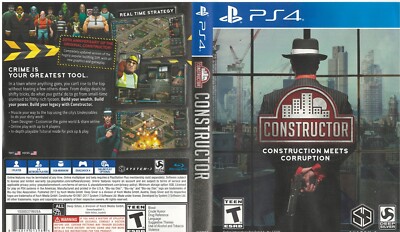 Constructor: Construction Meets Corruption PS4 Game (Sony PlayStation 4, 2017) | eBay