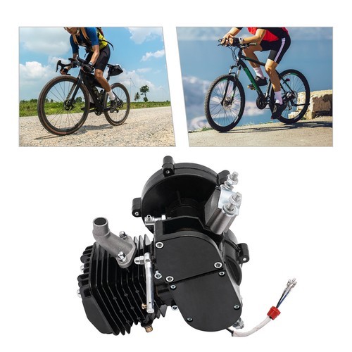 80CC 2-Stroke Bicycle Motor Kit Bike Motorized Petrol Gas Powered ...