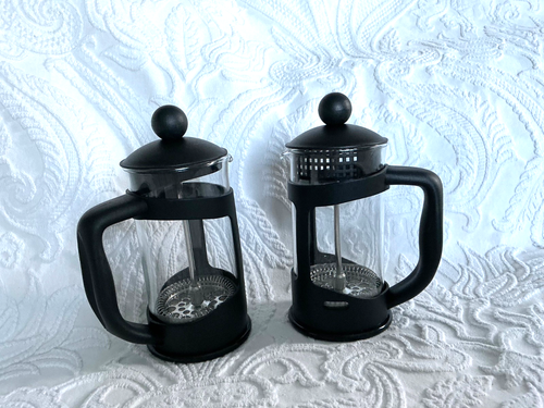 2 x PYREX Press Cafetiere Coffee Maker Glass Black Plastic unused | eBay UK
