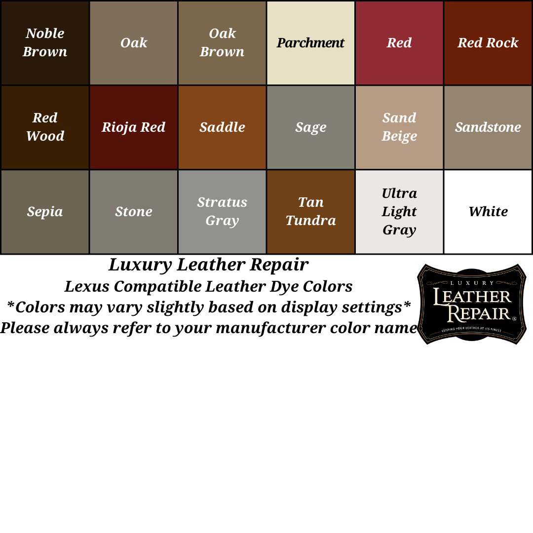 Professional Automotive Lexus / Toyota Leather and Vinyl Dye | eBay