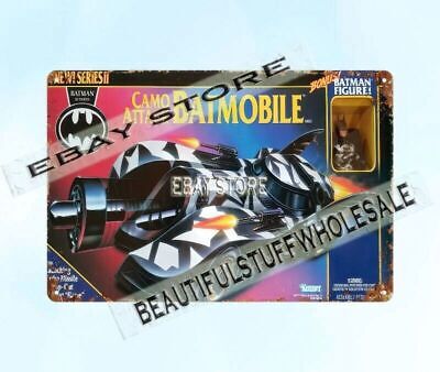 1994 Batman Returns Camo Attack Batmobile metal tin sign garage ...