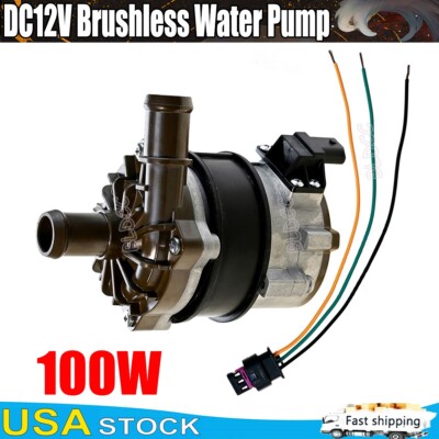 Electric Water Circulation Pump 12V 100W PWM Car Automatic Engine ...