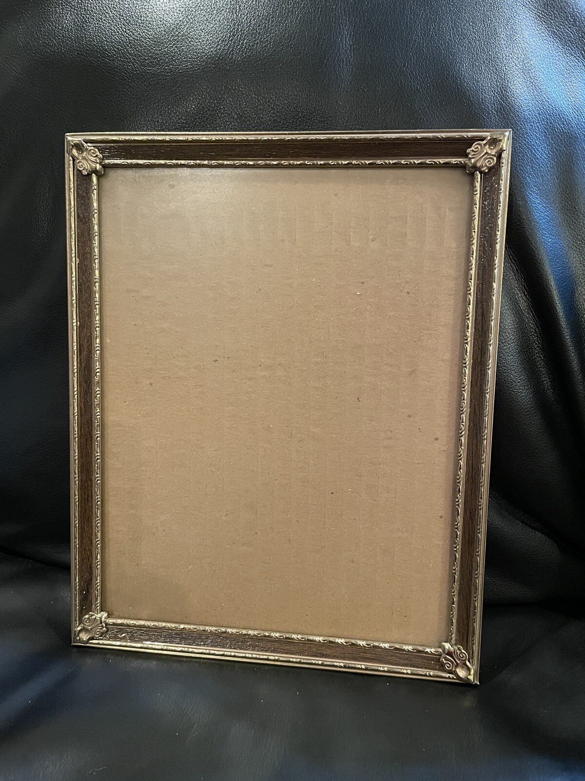 VTG Gold Tone Wood Look Embossed Metal Frame 8”x10” | eBay