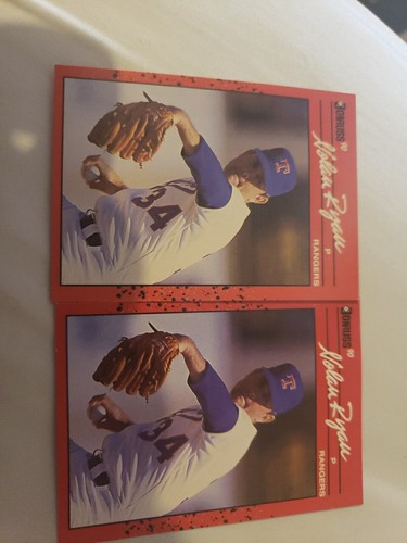2 1990 Donruss Nolan Ryan Error Cards | eBay