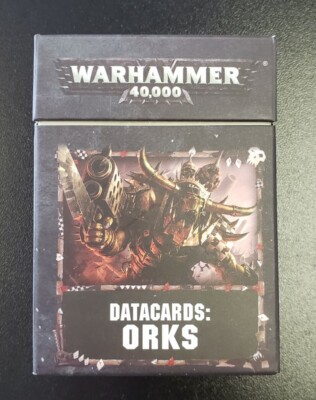 Orks Datacards - 8th edition - Warhammer 40k - Used but COMPLETE Set | eBay