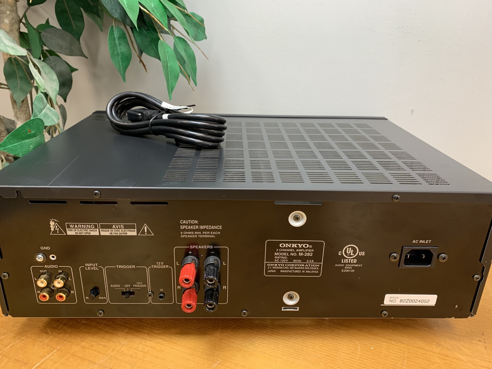 ONKYO M-282 Wide Range Amplifier 2 Channel | eBay