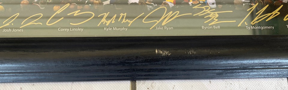 2017 2018 Facsimile Green Bay Packers Signature GridIron NFL Football ...