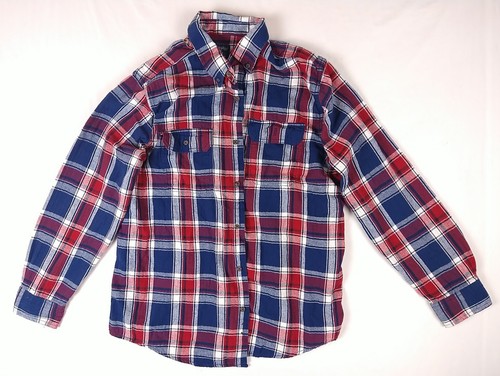 Faded Glory Red Flannel Shirt (Men Size L 42-44 Large) | eBay