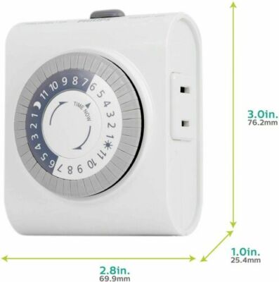 Philips Home Basic Timer Indoor Programmable Daily Cycle Polarized 2 ...