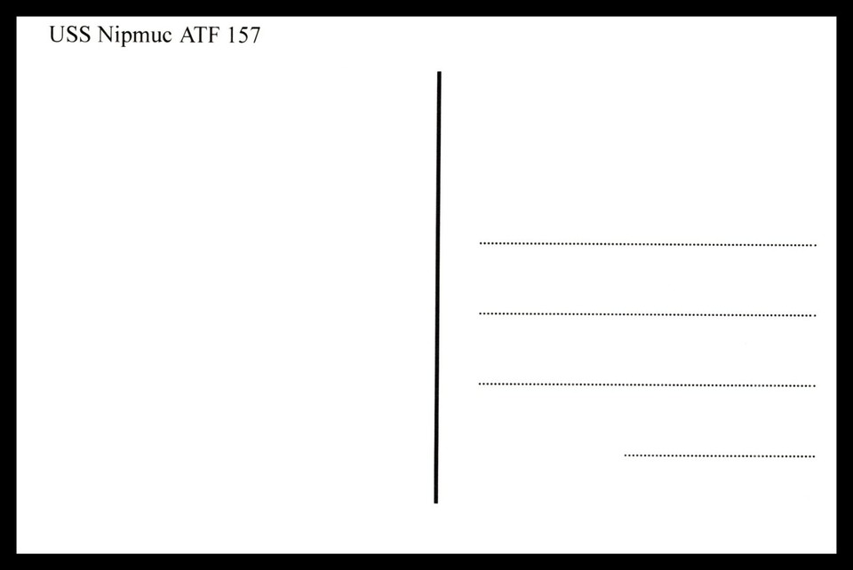 Postcard USS Nipmuc ATF-157 | eBay