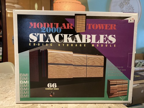 Vintage BMI Modular Tower 2000 66 CD Storage Module - Never Used~1993 | eBay