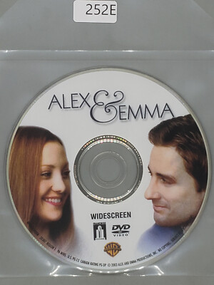 Alex & Emma (DVD) Disc Only No Tracking | eBay