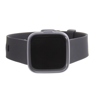 Fitbit Versa 2 Smartwatch 40mm Aluminum Black Granite/Olive Bands ...