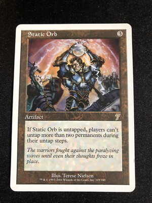 Static Orb 2001 MTG Core Set 7th Edition Colorless Rare Artifact NM AZ7 ...