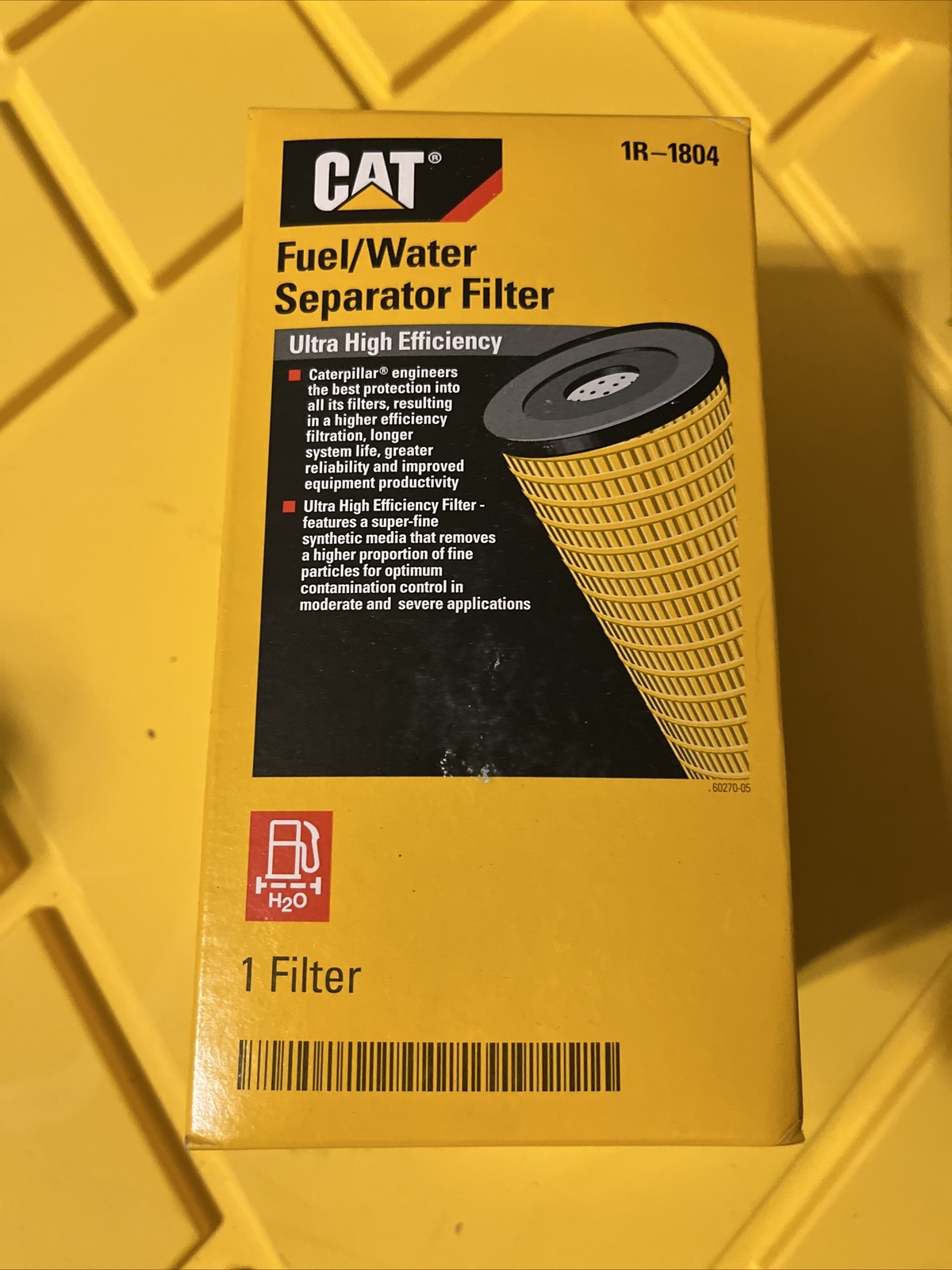 Genuine Caterpillar CAT Fuel/water Separator Filter 1r-1804 1R1804 for ...