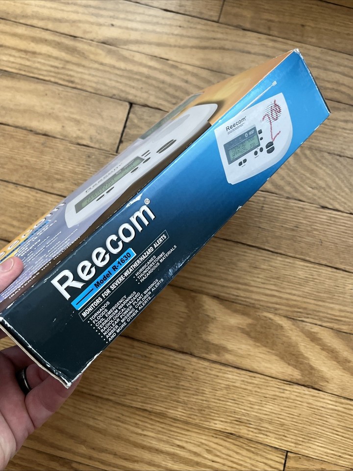 Reecom R-1630 Severe Weather Emergency Alert Radio w/AC Adapter Travel ...