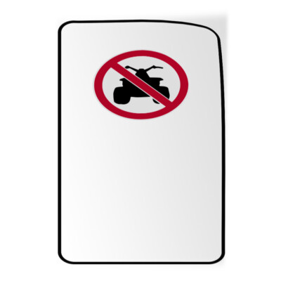 Vertical Vinyl Stickers Private Roads No Outside Vehicles Allowed ...
