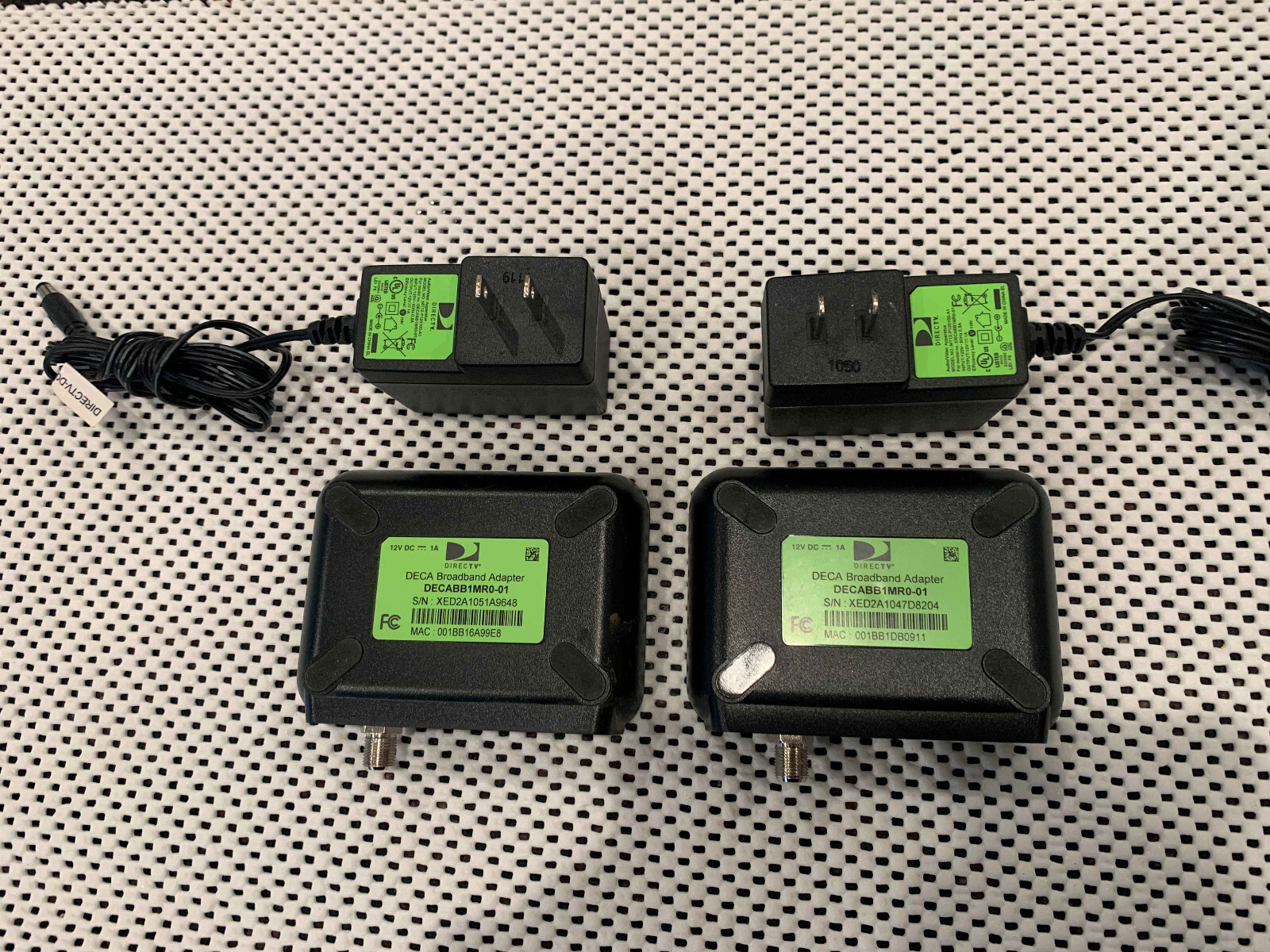 2 PACK DIRECTV DECA BROADBAND COAX TO ETHERNET ADAPTERS | eBay