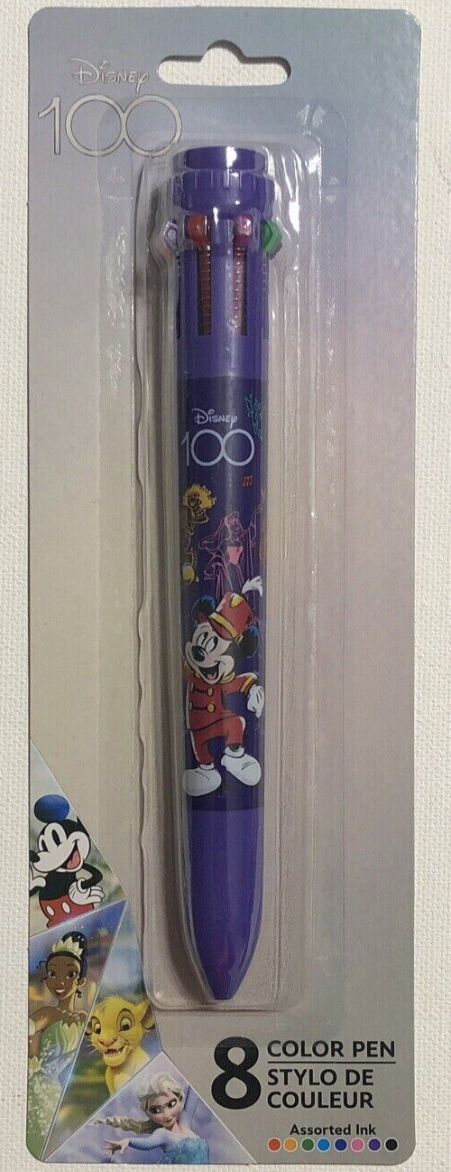 NEW Disney 100 MICKEY MOUSE 8 Color multi click Pen assorted colors | eBay
