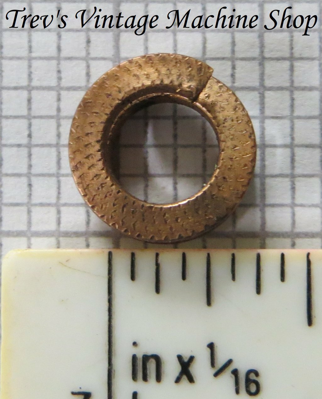 1/4 Thackery washers - phosphor bronze - imperial double coil spring ...