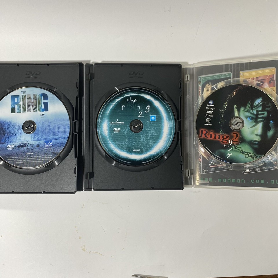 The Ring & The Grudge DVD Horror Bundle x 5 Movie Collection, Region 4 ...
