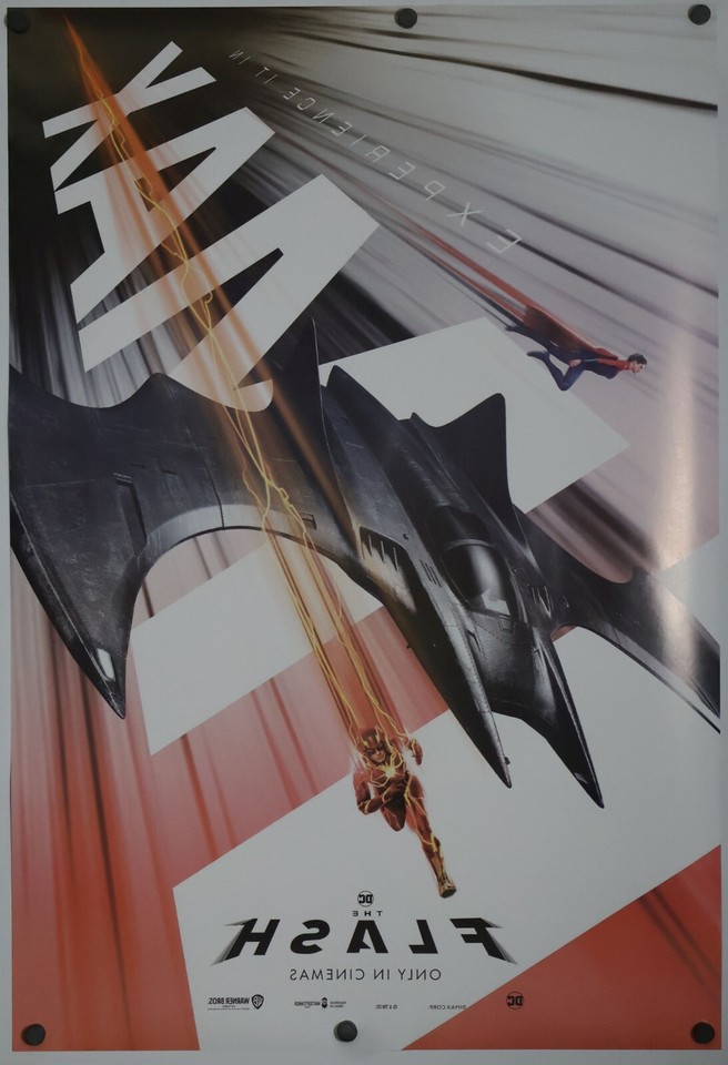 Flash Worlds Collide - original DS movie poster 27x40 D/S 2023 INTL ...